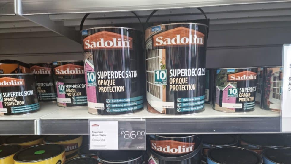 Sadolin Superdec Review by Robin Gofton - Decorator's forum UK