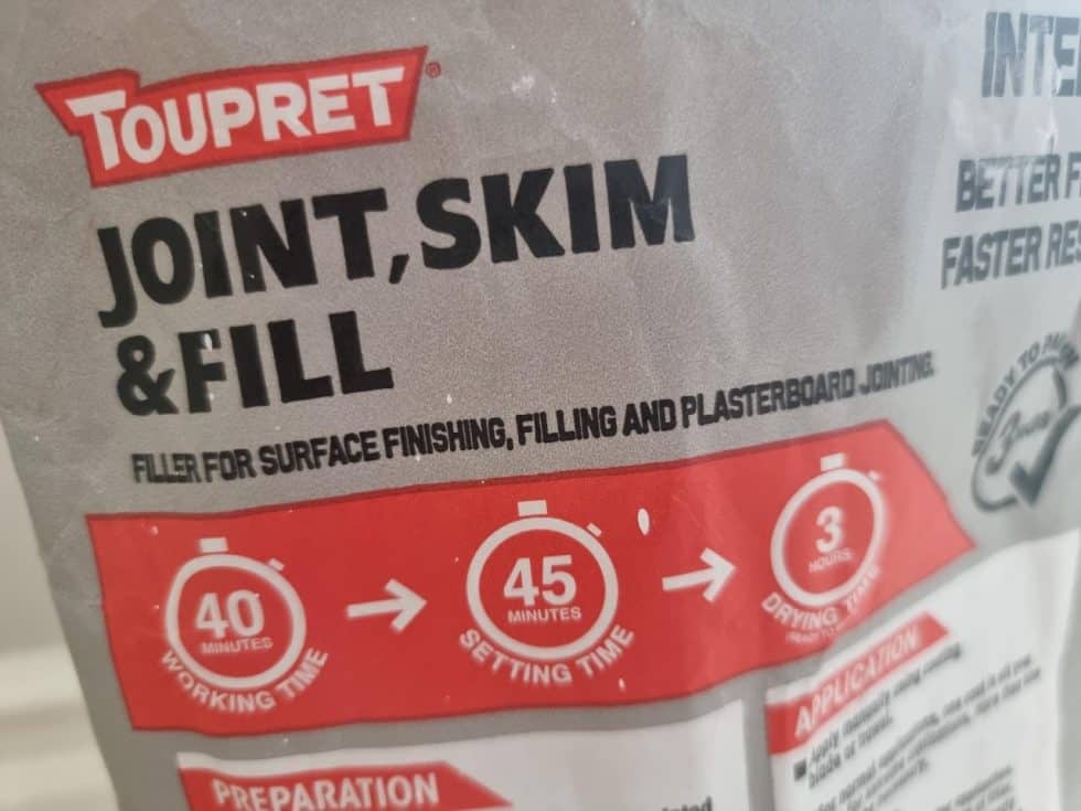Toupret Joint Skim & Fill Filler Review - Decorator's forum UK