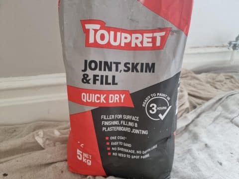 Toupret Joint Skim & Fill Filler Review - Decorator's forum UK